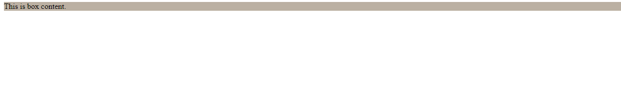 CSS Margin Padding and Box Model