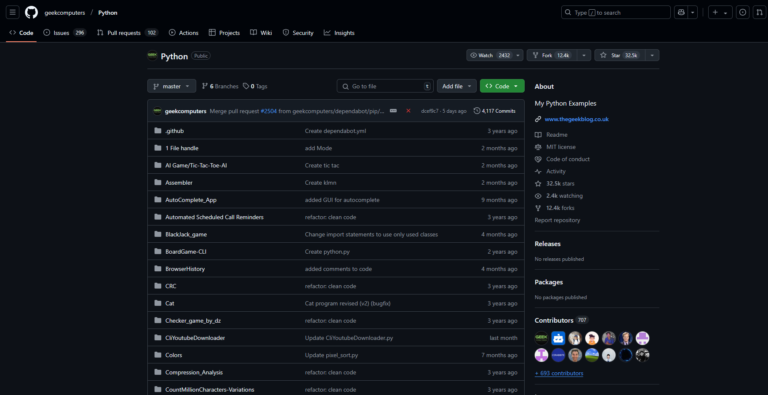 GitHub Repositories to Learn Python: Top 17