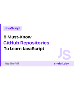 GitHub Repositories to Learn JavaScript: Top 9